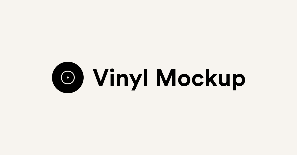 Vinyl Mockup Generator - Generate mockup images of your vinyl records ...